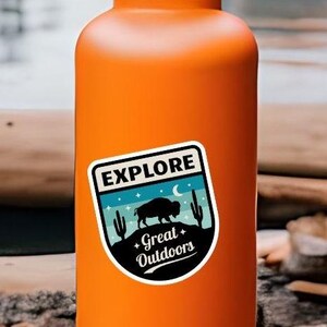 Exploring Life Travel Sticker, Scenic Outdoor Adventure Decor, Perfect ...