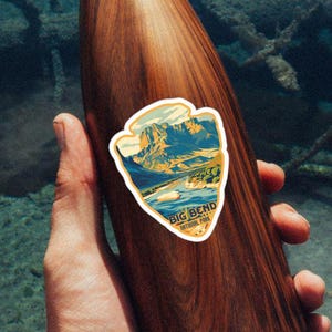 US National Parks Vinyl Sticker, Big Bend National Park Art, Perfect ...