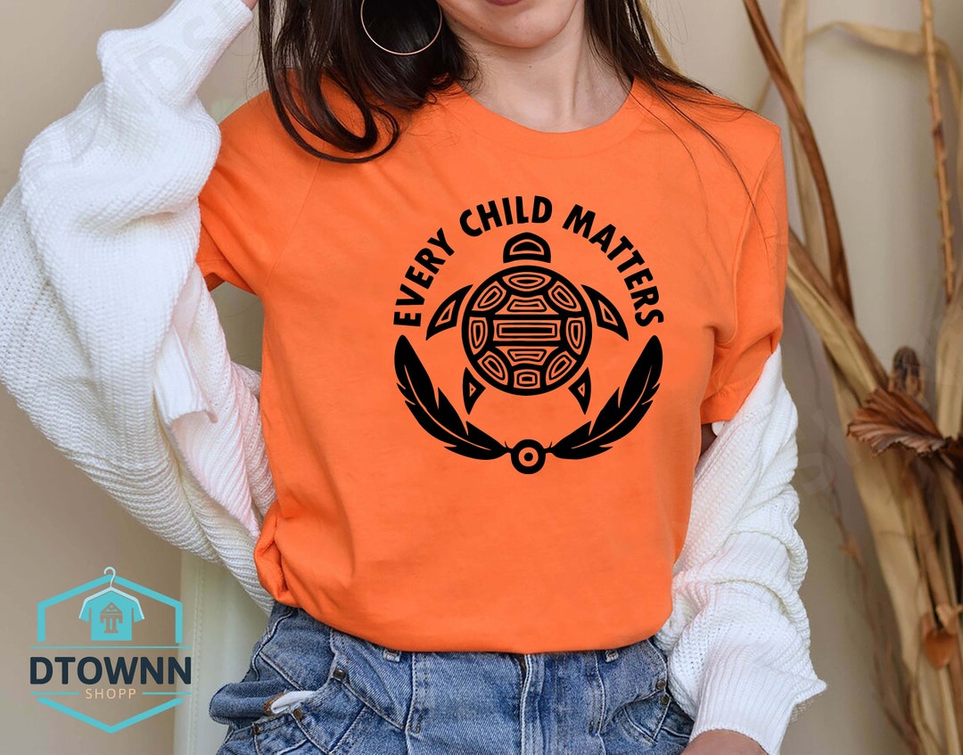 Orange Shirt Day,orange Turtle Residential School Shirt,every Child ...