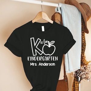 Custom Kindergarten Teacher Shirt,kindergarten Teacher Gift ...