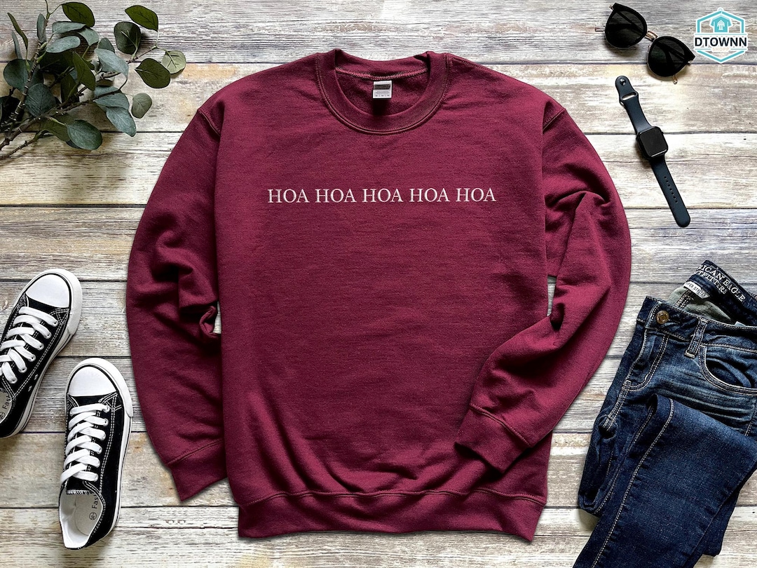 HOA HOA HOA Funny Christmas Sweatshirt, Homeowners Association Holiday ...