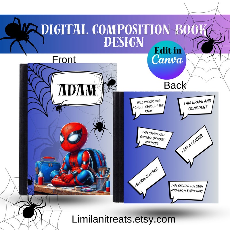 Customized Notebook - Etsy