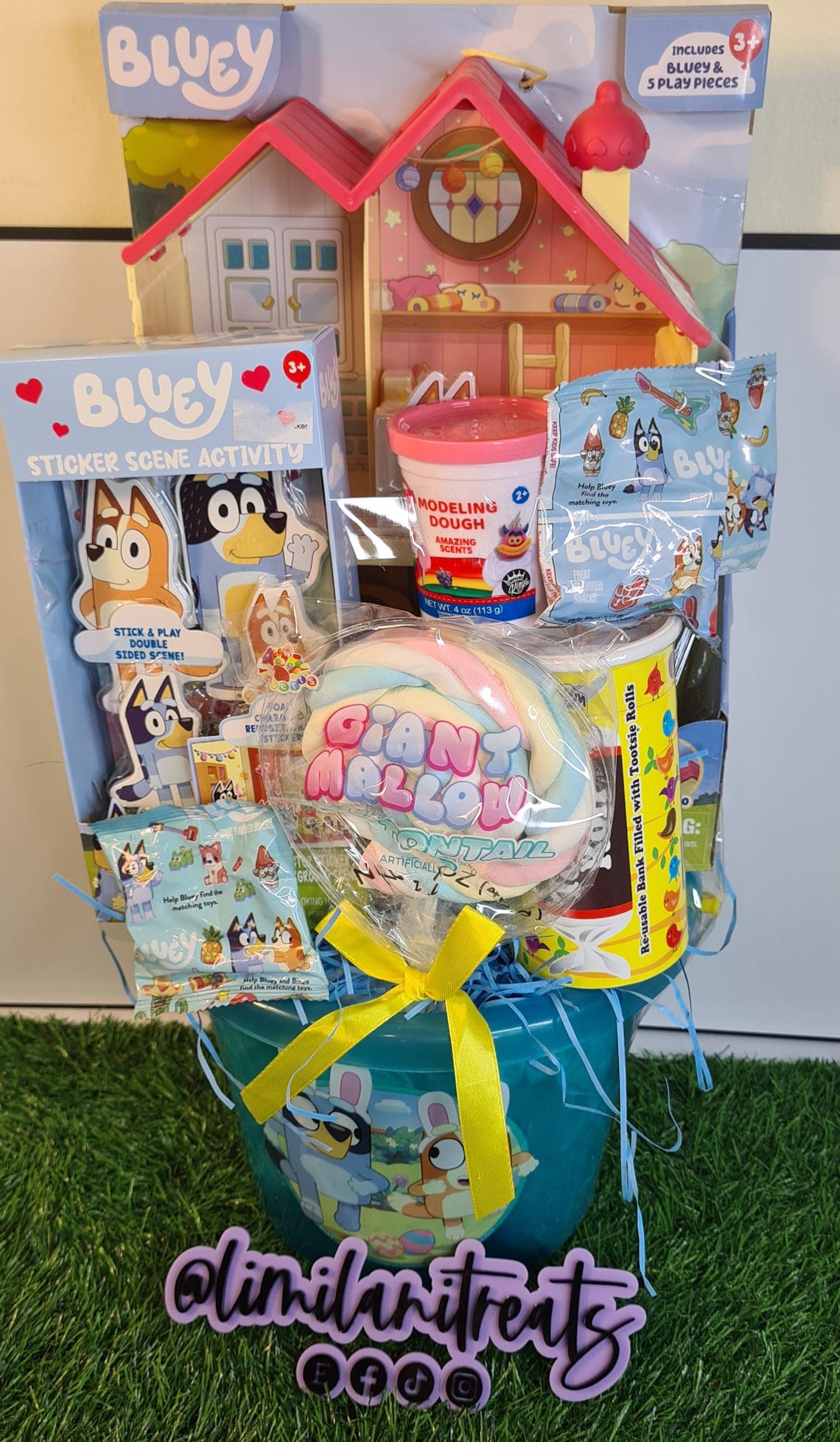 Bluey Easter Gift Basket: Character Treats for Kids - Etsy