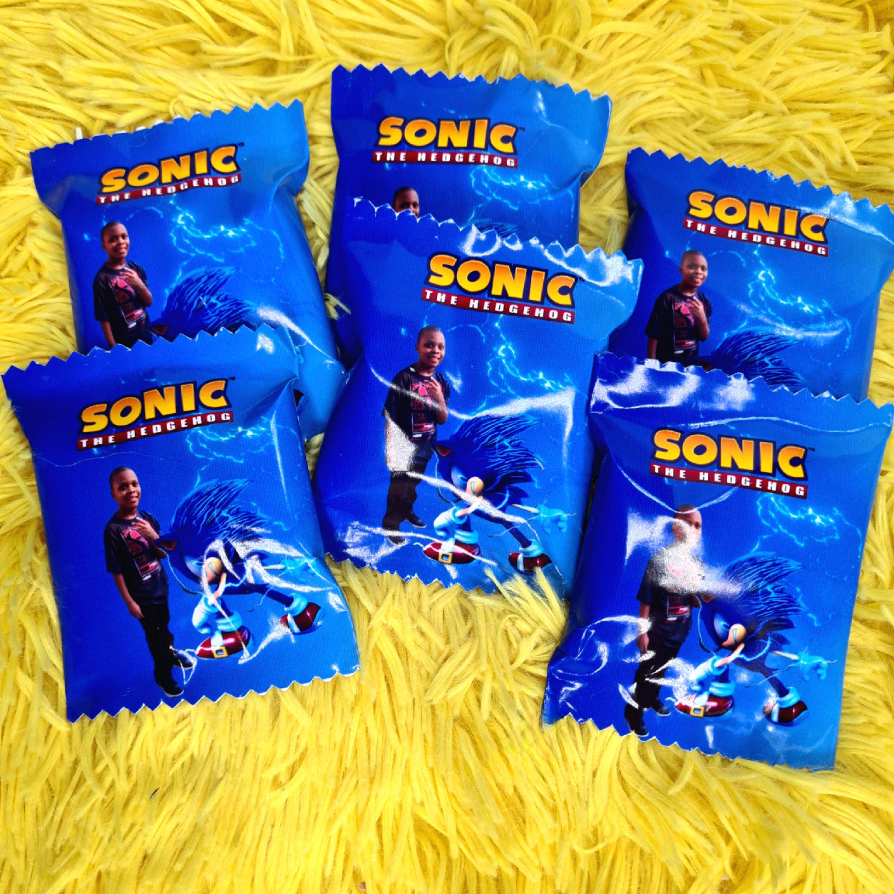 Editable Sonic Digital Template Happy Birthday Bundle . Chipbag ...