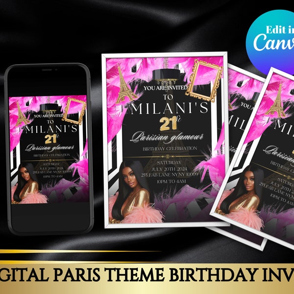 Chanel Invitations - Etsy