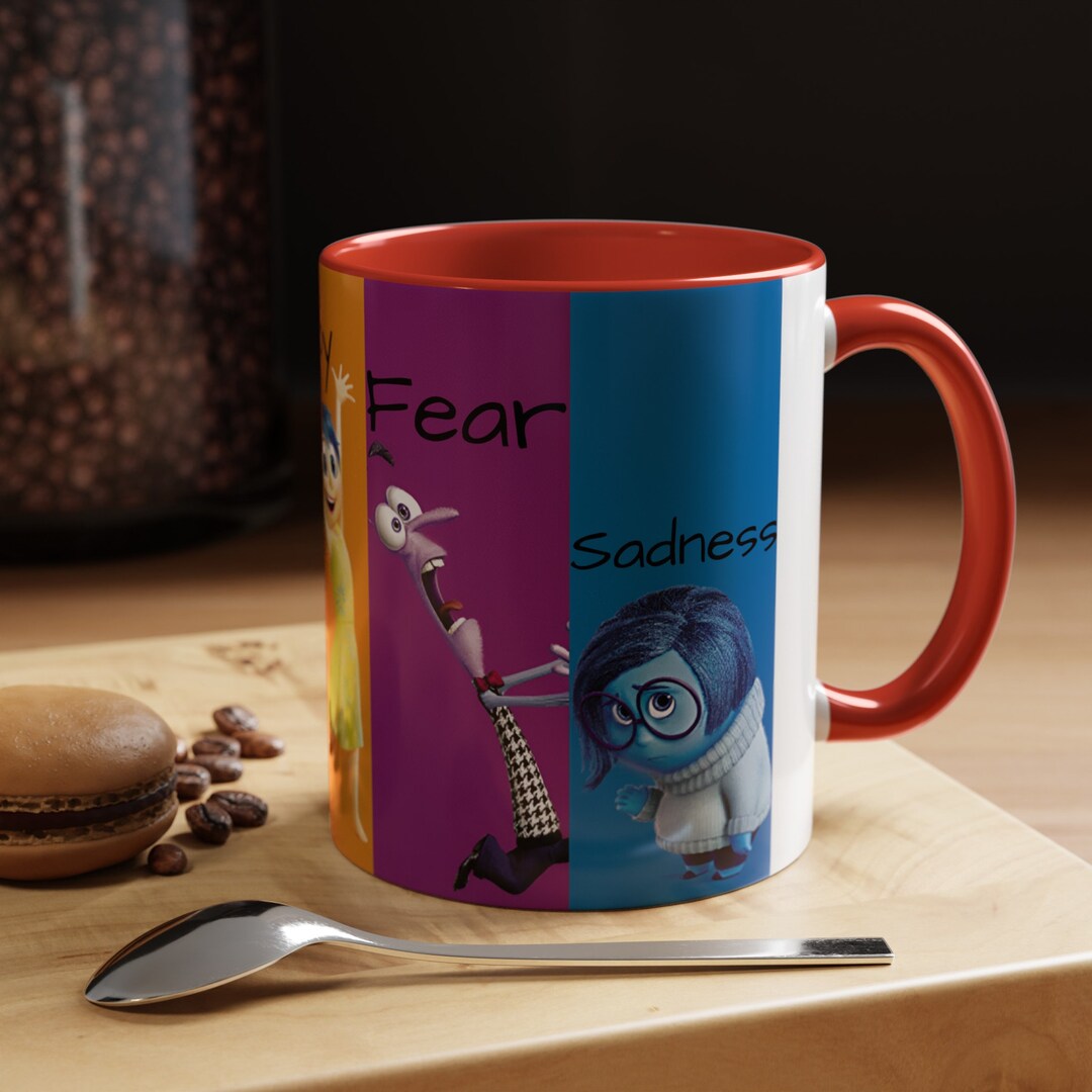 Inside Out Emotion Mug Joy, Sadness, Fear, Anger, Disgust 11oz, 15oz - Etsy