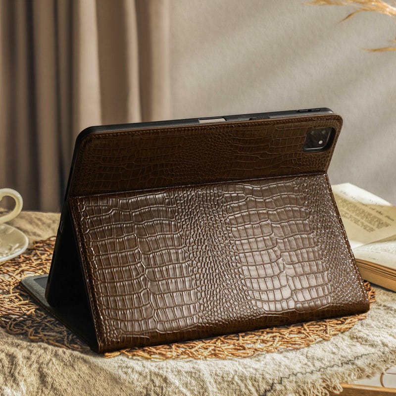 Brown Dark Crocodile Case - Etsy