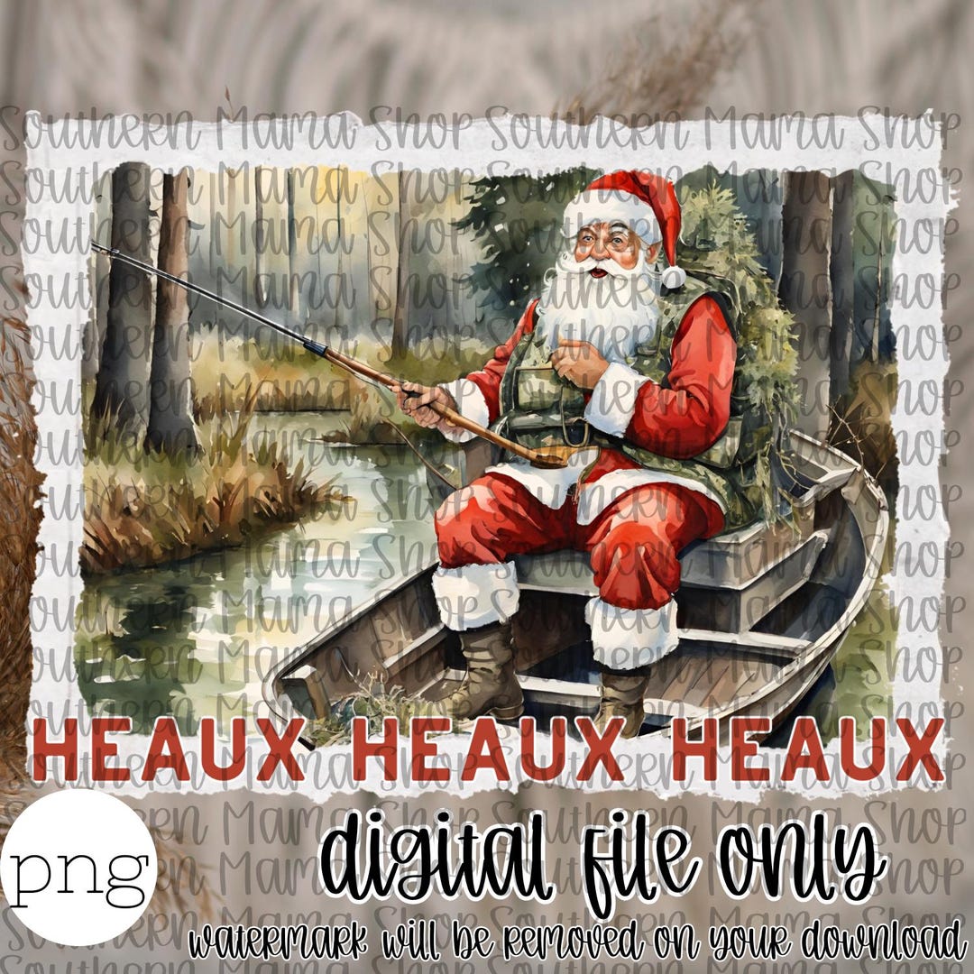 Heaux Heaux Heaux Santa PNG Camo Santa, Camouflage Santa, Country Santa ...