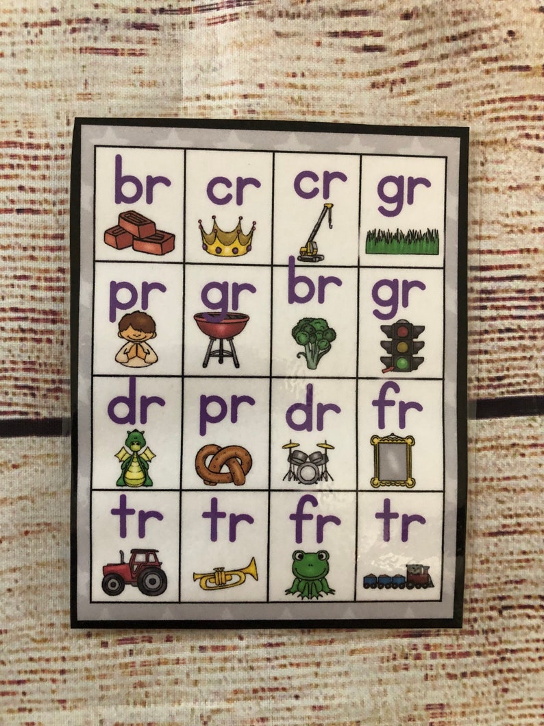 Raceway R Blends File Folder Game Literacy Center Phonics Kindergarten ...