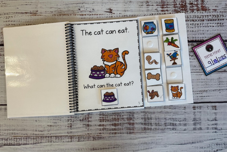 HARD COPY -PETS Adapted Book Interactive Autism Special Education Early ...