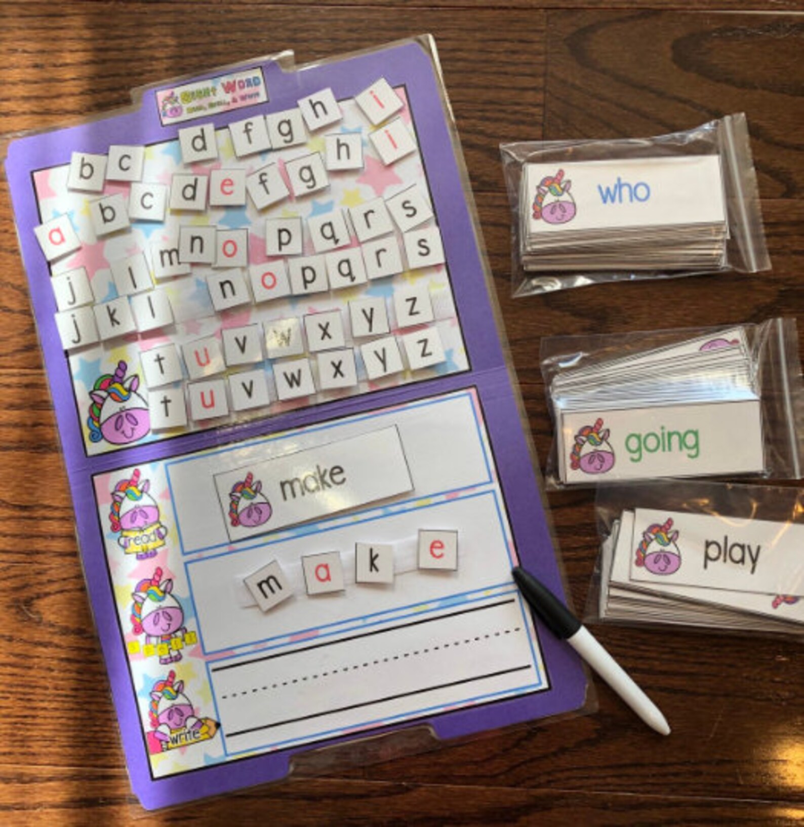 PDF VERSION Dolch Sight Word Practice Build It Reading | Etsy