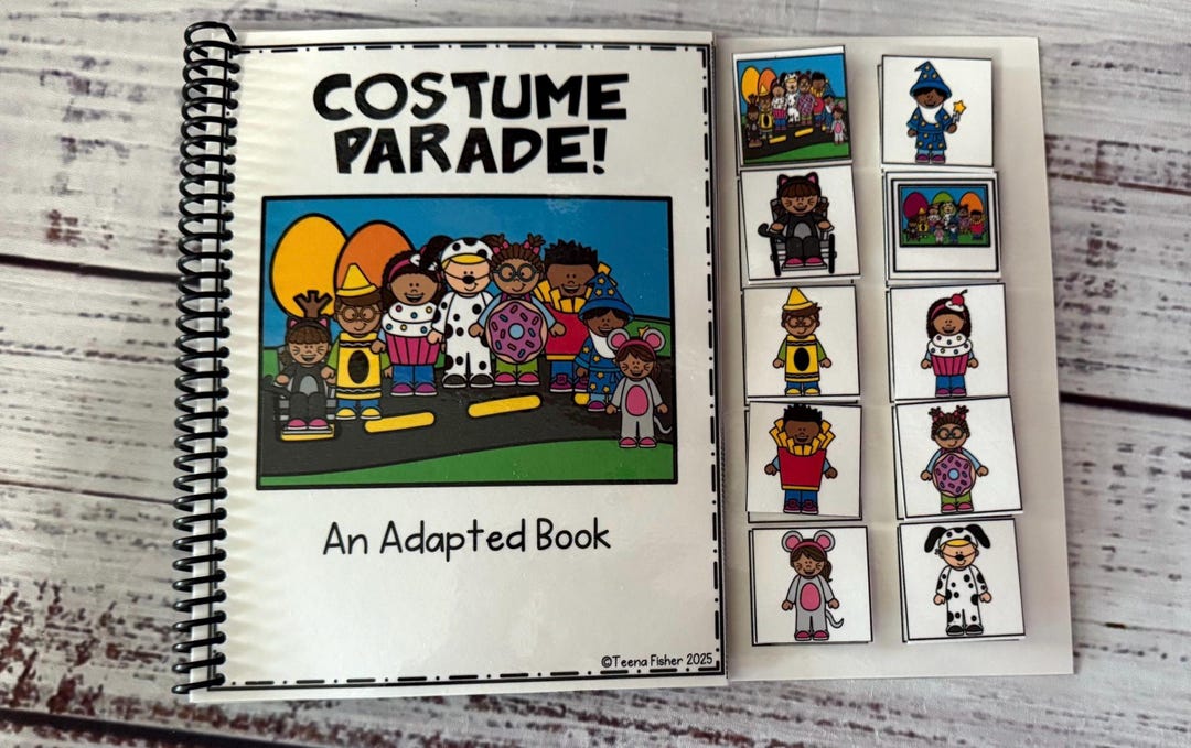 HARD COPY -costume Parade Halloween Fall Adapted Book Interactive ...