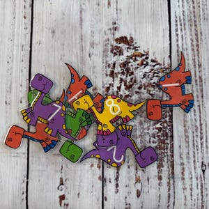 Chunky Dinosaur Counting 1-10 Math File Folder Game Center Teacher ...