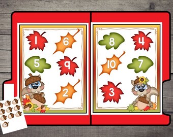 Teacher Made Counting 1-10 Math Center Laminated Classroom - Etsy