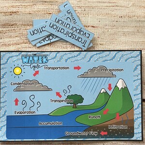 Water Cycle Activity Bundle Ready to Play Activity Task - Etsy