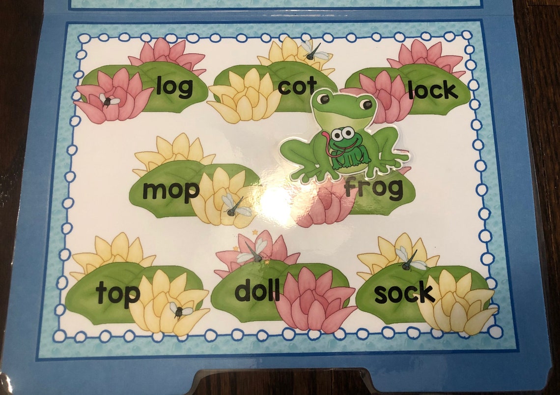 Froggy Words Teacher Made Short O Phonics Literacy Language File Folder ...