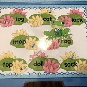 Froggy Words Teacher Made Short O Phonics Literacy Language File Folder ...