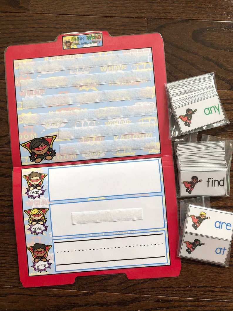 Dolch or Fry Sight Word Practice Build It Reading - Etsy