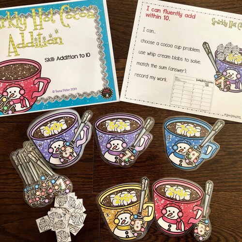 Crayon Color Match Math File Folder Game Center Teacher - Etsy