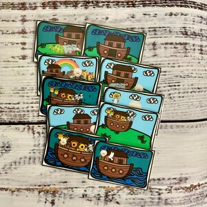 PDF VERSION Noah's Ark Sequencing File Folder Game Center Teacher ...