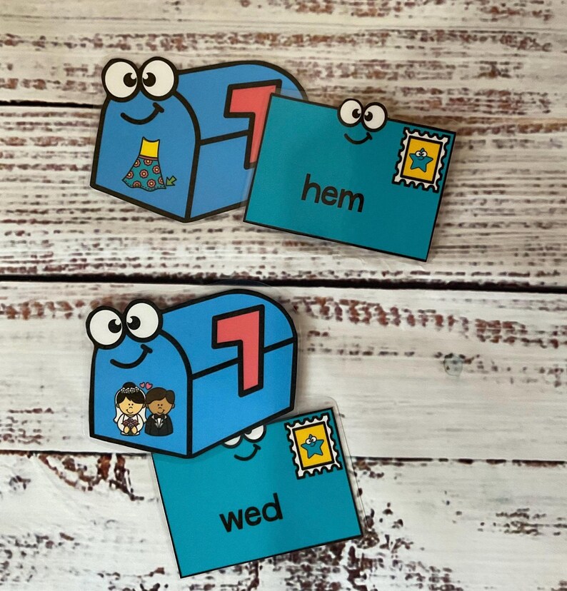Delivery! CVC Short E Words Match Phonics Short Vowel Kindergarten ...