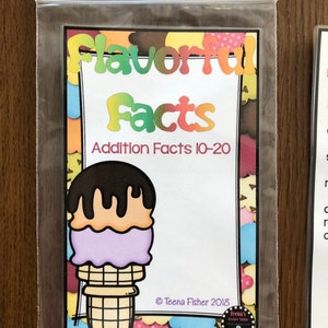 Teacher Made Addition 10-20 Math Center Laminated Classroom Educational ...