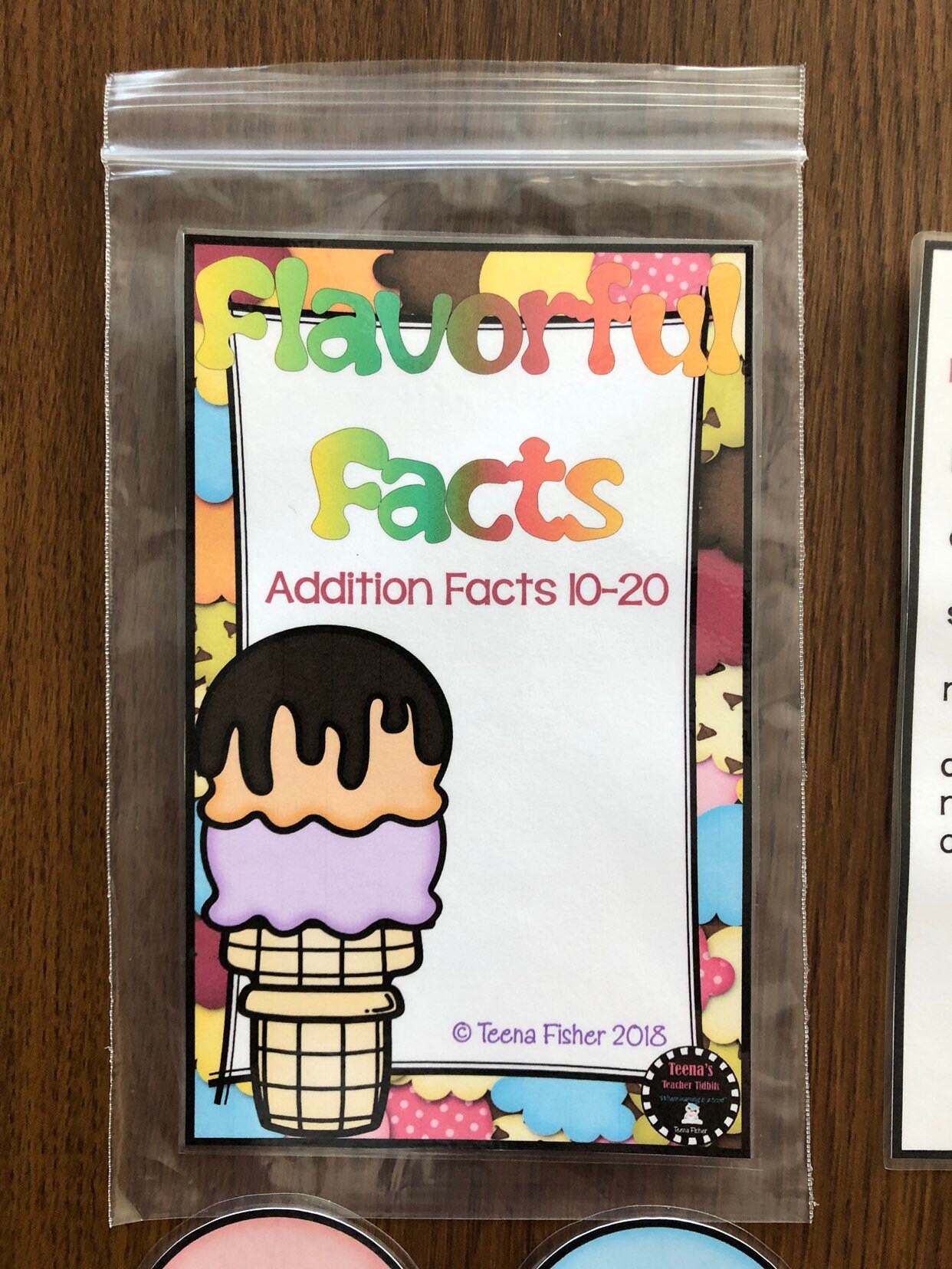 Teacher Made Addition 10-20 Math Center Laminated Classroom Educational ...