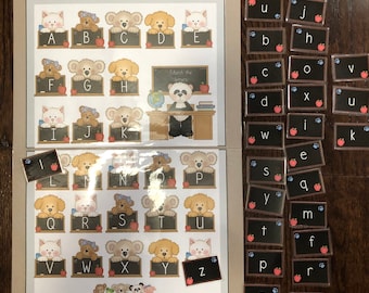 Abc File Folder Game - Etsy