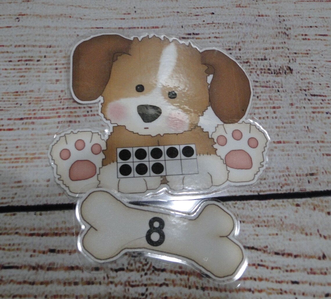 Lil' Pup Teacher Made Counting Numbers 1-20 Math Center - Etsy