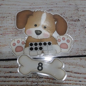 Lil' Pup Teacher Made Counting Numbers 1-20 Math Center Laminated ...