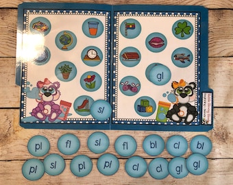 Raceway R Blends File Folder Game Literacy Center Phonics Kindergarten ...