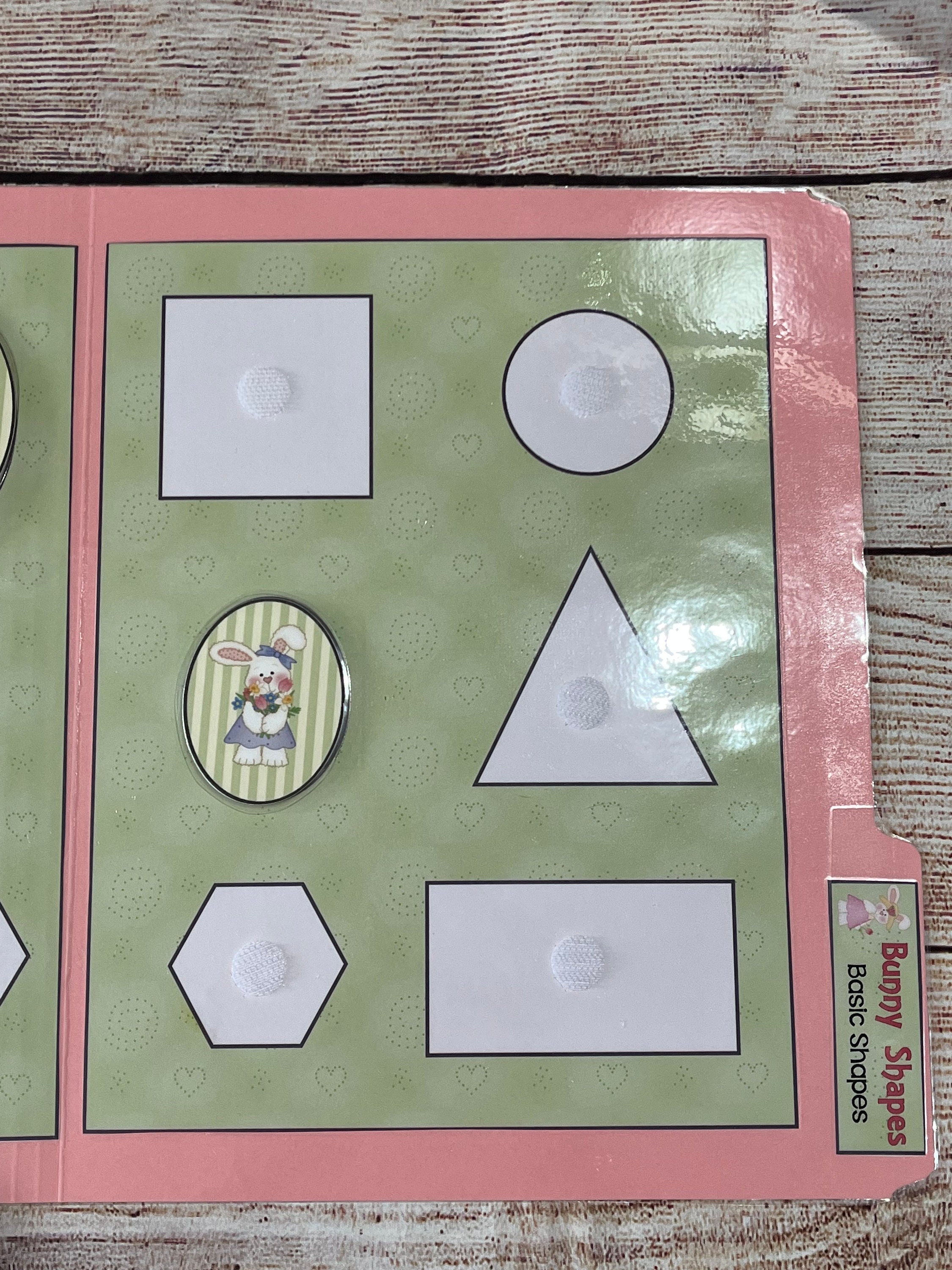 Bunny Shapes 2D Math File Folder Game Center Teacher Resource - Etsy