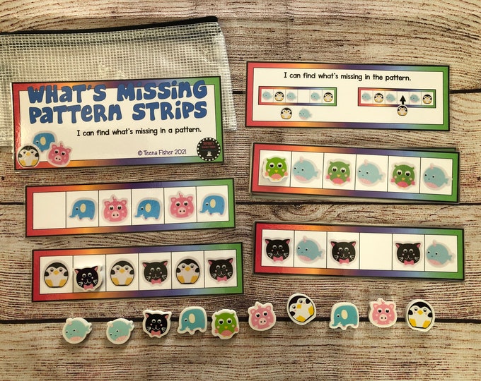 ABAB Patterns What's Missing? Matching Visual Discrimination Task Box ...