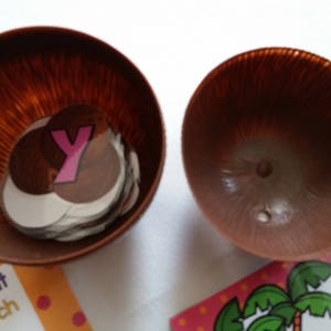 Coconut Coconut Alphabet Match Preschool Kindergarten | Etsy