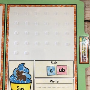 CVC Word Builder Phonics Practice Reading Homeschooling Kindergarten ...