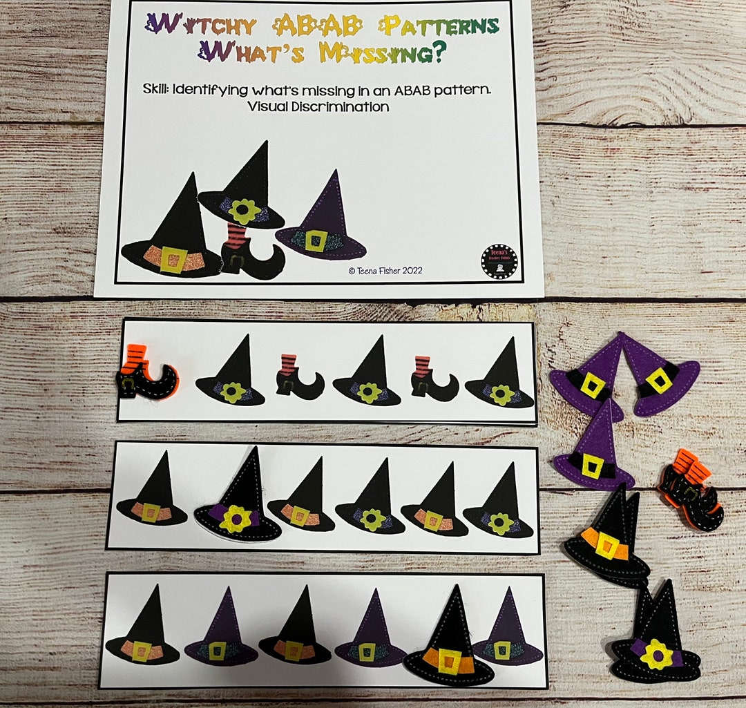 Witchy ABAB Patterns What's Missing? Matching Visual Discrimination ...