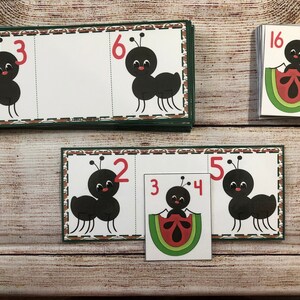 Picnic Ants Sequencing Number Sequencing 1-30 Homeschool Kindergarten ...