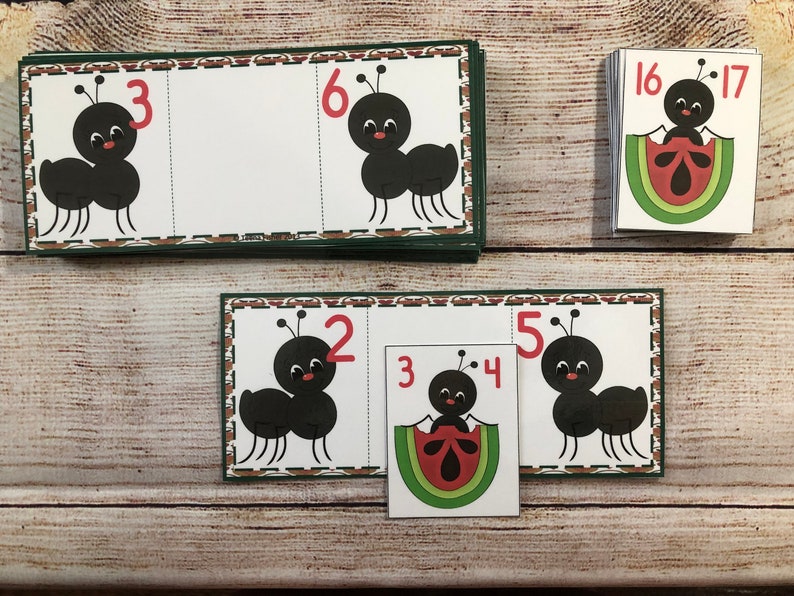 Picnic Ants Sequencing Number Sequencing 1-30 Homeschool - Etsy