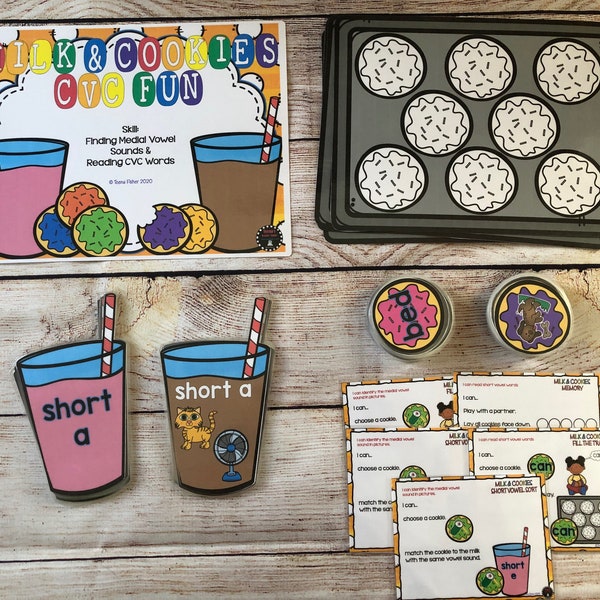 Phonics File Folder Games - Etsy