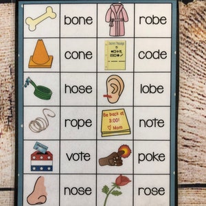 Polar Pals Literacy File Folder Game Long O Cvce Vowel Words Homeschool ...