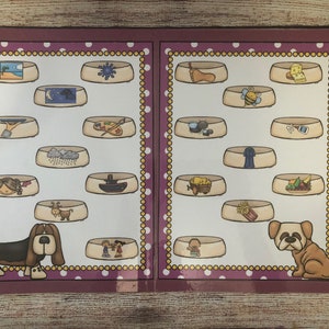 Give the Dog a Bone Long Vowel Teams Literacy Phonics File Folder Game ...
