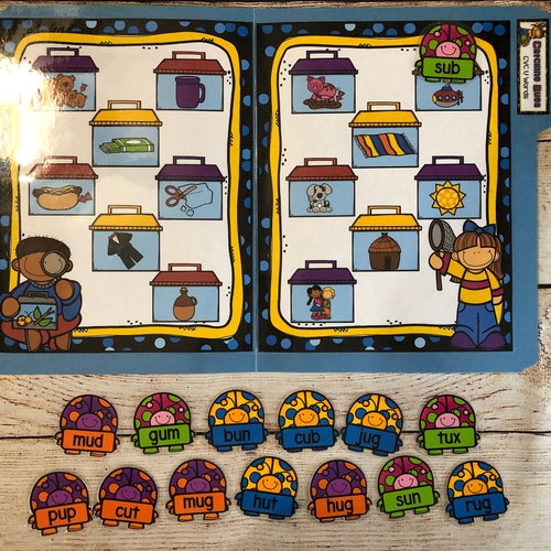 Smore CVC Words Short O Phonics File Folder Game Literacy - Etsy