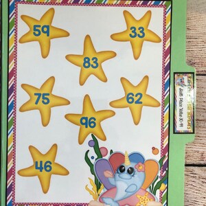 Rainbow Narwhal Teacher Made Place Value Math File Folder Game Centers ...