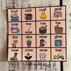 Cocoa Stand Variant Long O Vowels Team OA, OE, OW, Phonics Word ...