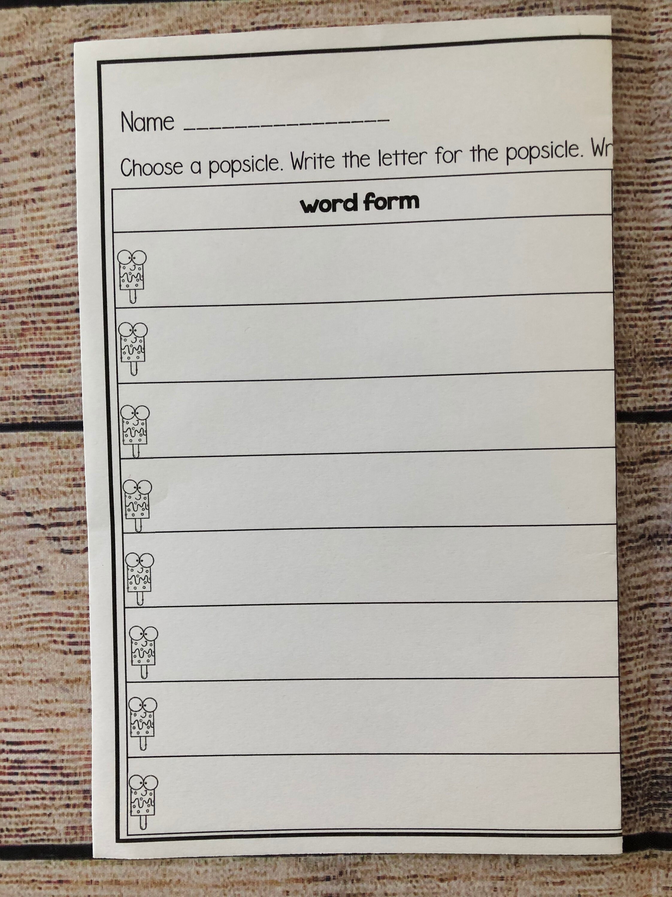 Popsicle Decimal Place Value Math File Folder Game Center - Etsy