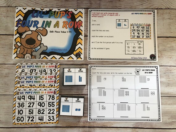 Hojas De Trabajo De Bloques De Valor Posicional Para Grado 1