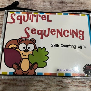 Squirrel Sequencing Count by 5 Number Sense Math First Second Grade ...