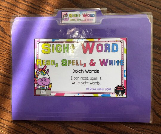 PDF VERSION Dolch Sight Word Practice Build It Reading - Etsy