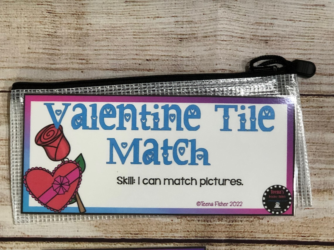 Valentines Day Identical Picture Matching Visual - Etsy