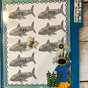 Shark Attack Teacher Made Mixed Short Vowels Phonics Literacy - Etsy